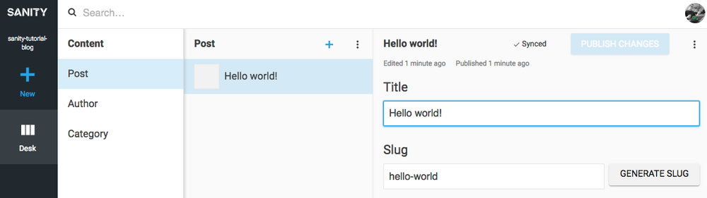 Tutorial: Make a blog with React, Next.js, and Sanity as a headless CMS