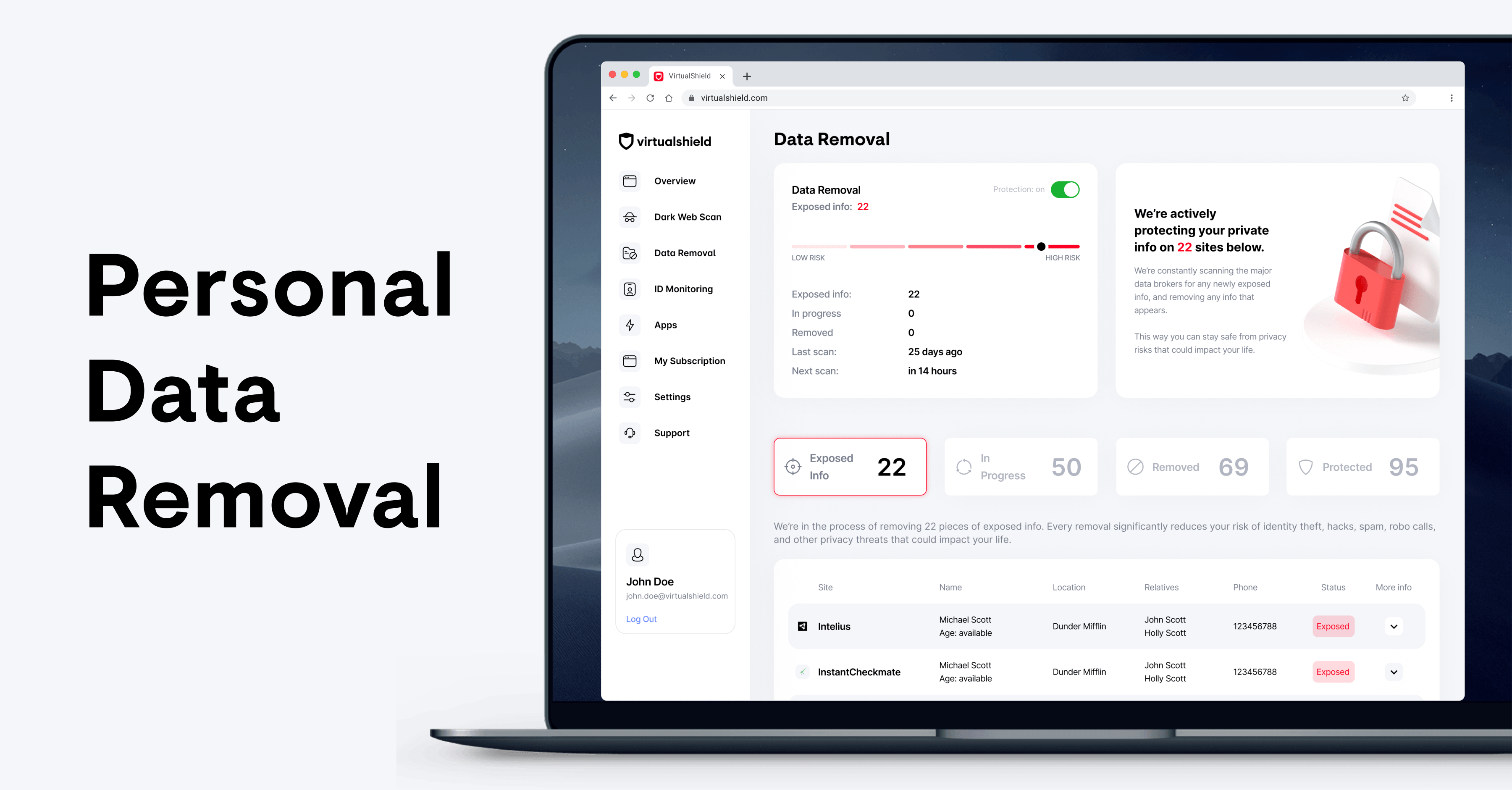 Introducing Personal Data Removal from VirtualShield | VirtualShield