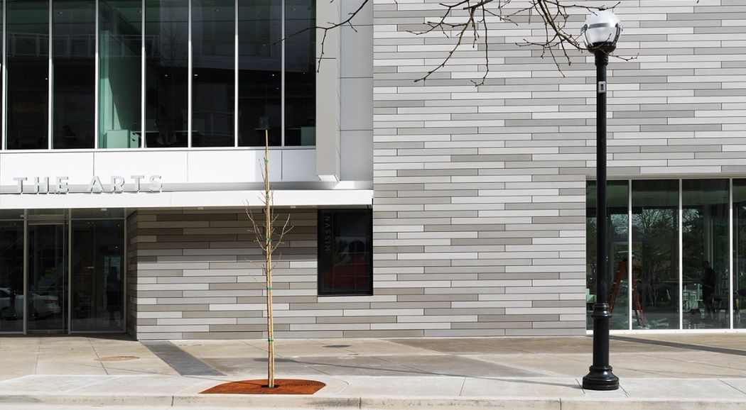 Innovative GFRC cladding in a slatted design | Rieder