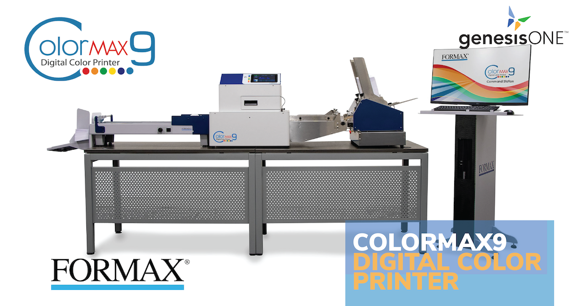 Formax ColorMax9 Digital Color Envelope Printer | Features & Cost Savings