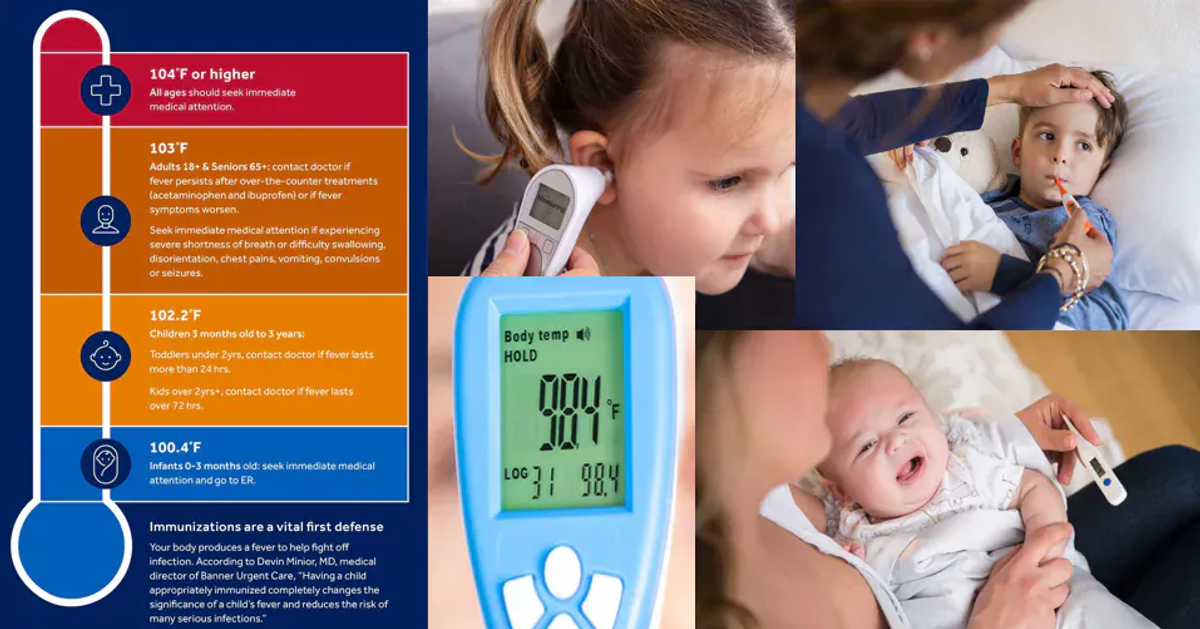 child head temperature