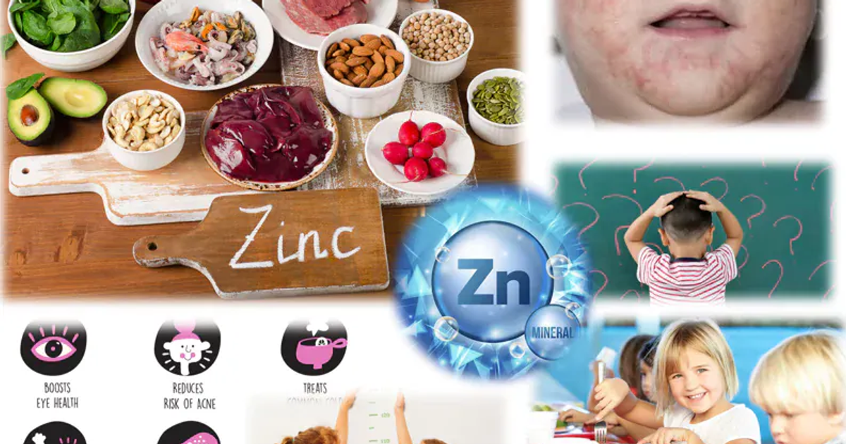 Zinc for Children – Benefits and Nourishment Foods