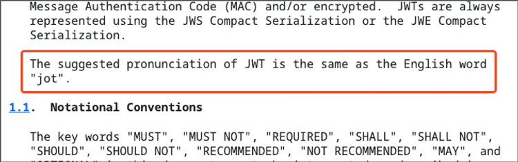 A developer’s guide to RFC 7519, part 1: JWT structure and claims