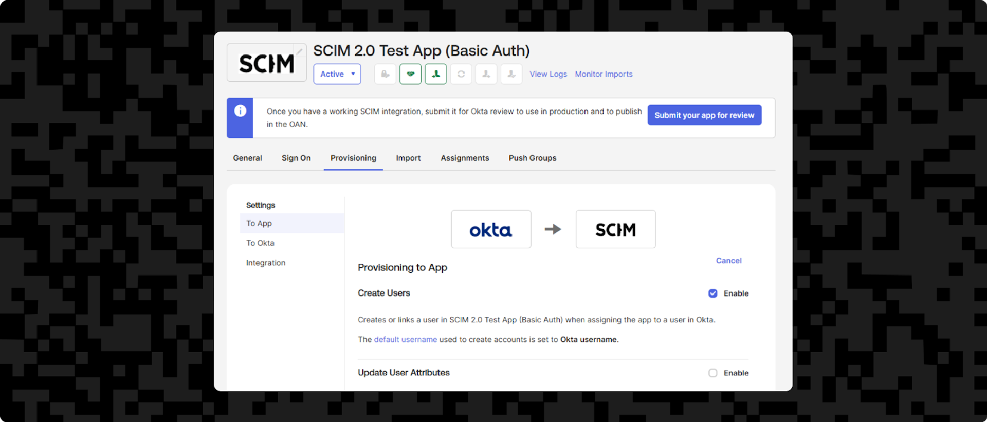 SCIM API explained