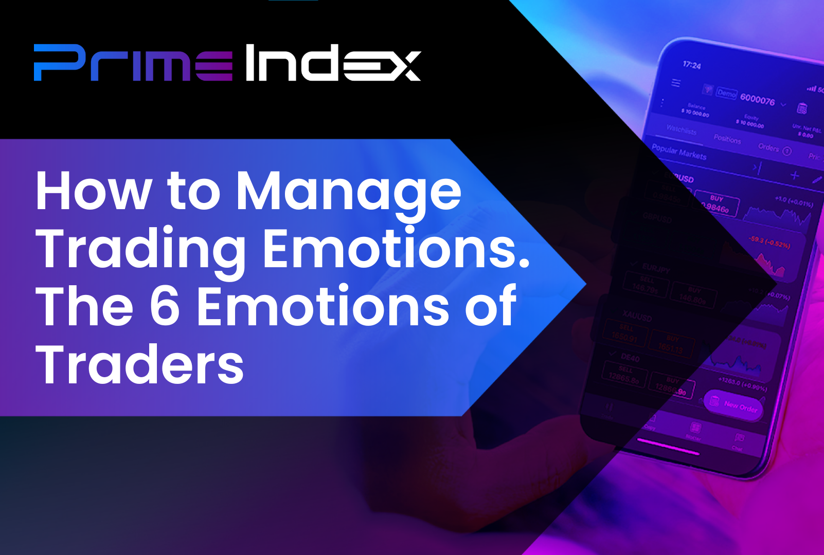 Prime Index - How to Manage Trading Emotions - The 6 Emotions of Traders