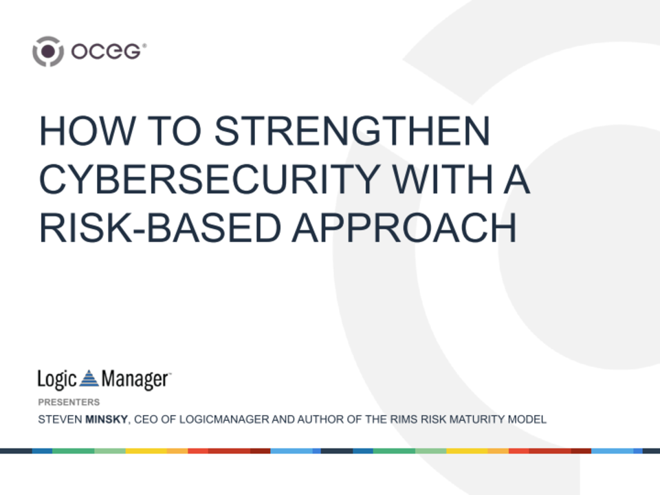 How to Strengthen Cybersecurity with a Risk-Based Approach Slide Deck ...