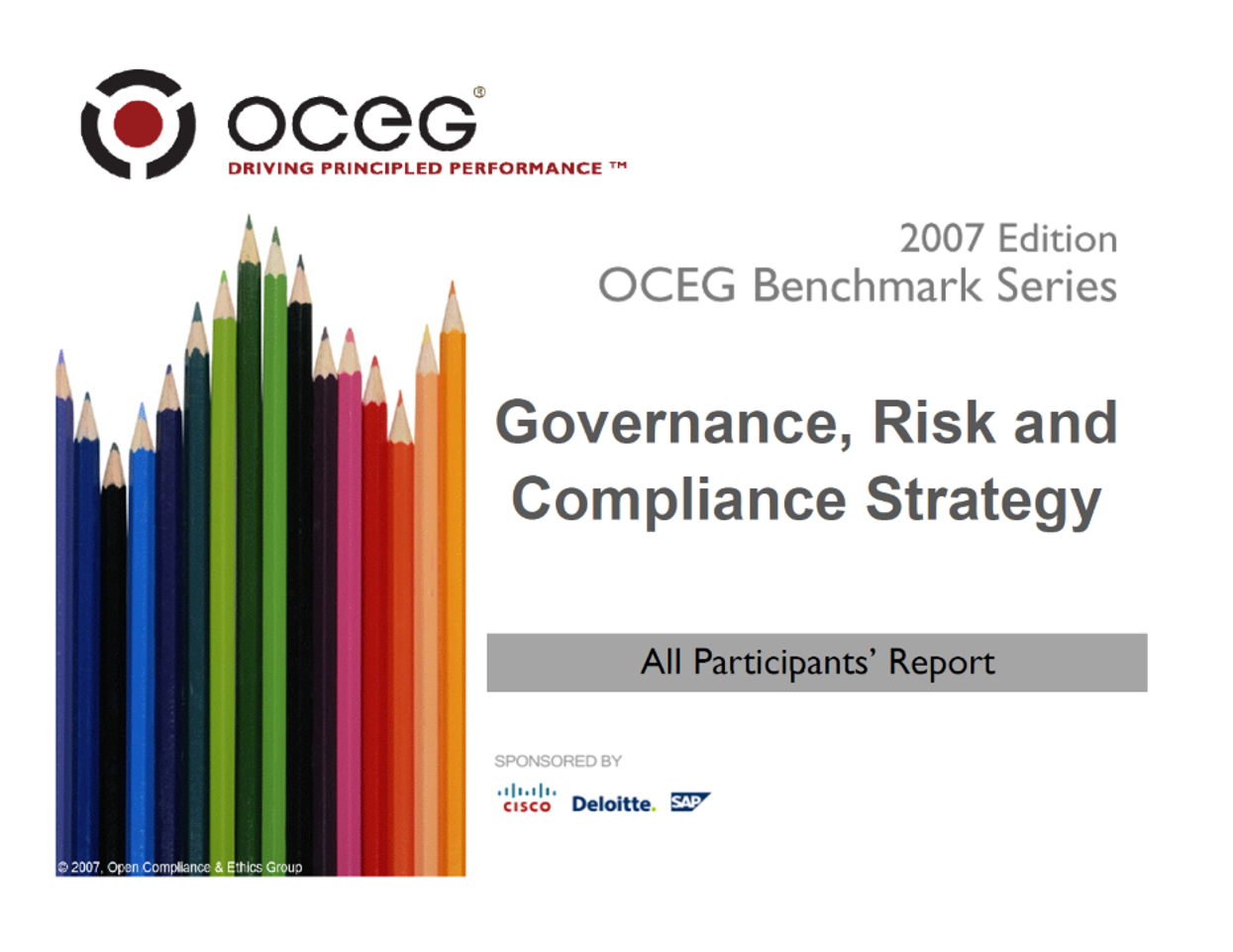 2007 GRC Benchmarking – Strategy & Structure - OCEG