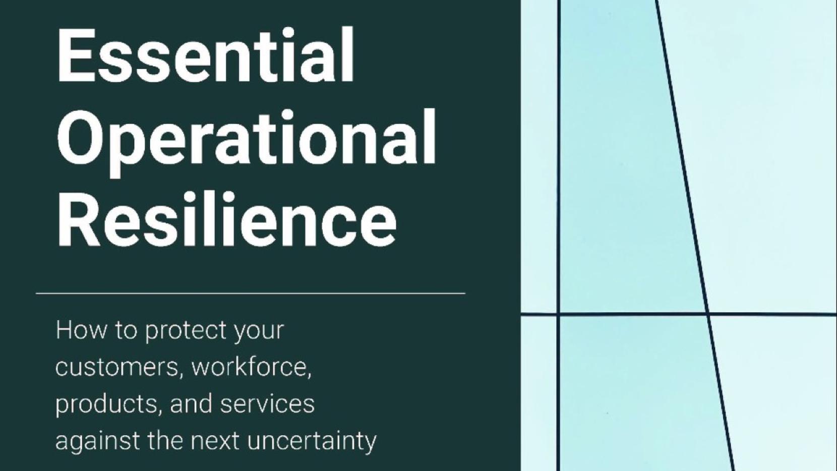 Essential Operational Resilience - OCEG