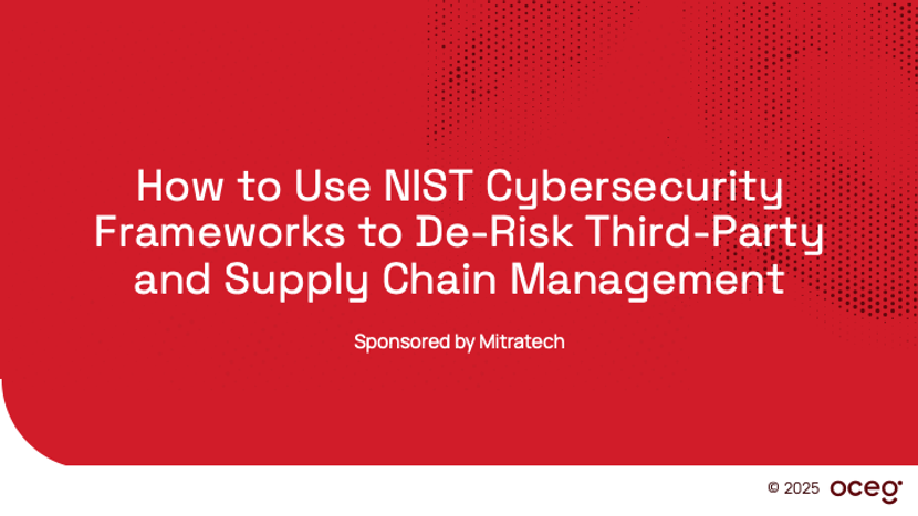 How to Use NIST Cybersecurity Frameworks to De-Risk Third-Party and ...