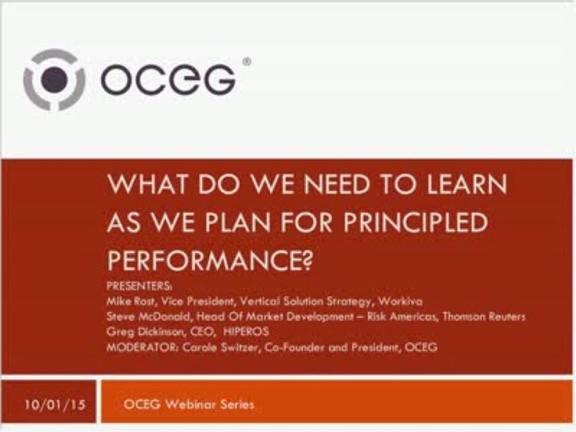 GRC Capabilities Illustrated Series Part 1: What do We Need to Learn as ...