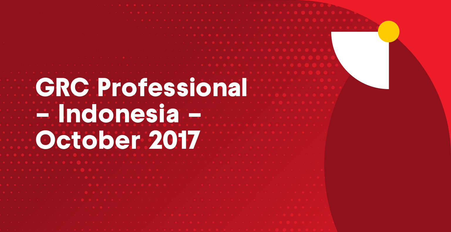 GRC Professional™ – Indonesia – October 2017 - OCEG