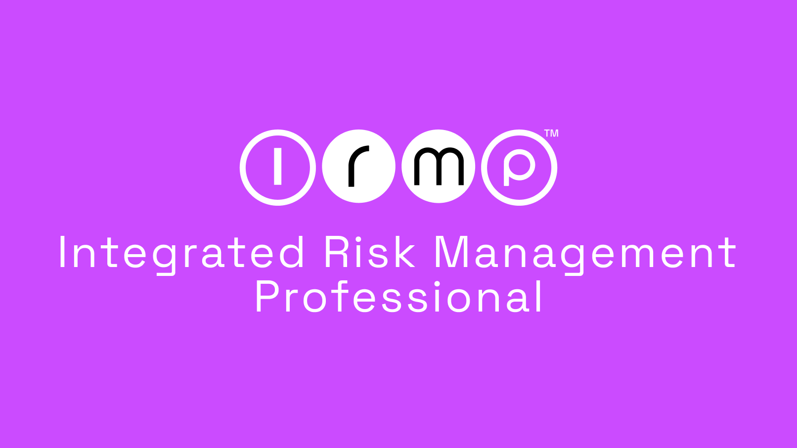 (NEW) Integrated Risk Management Professional (IRMP™) - OCEG