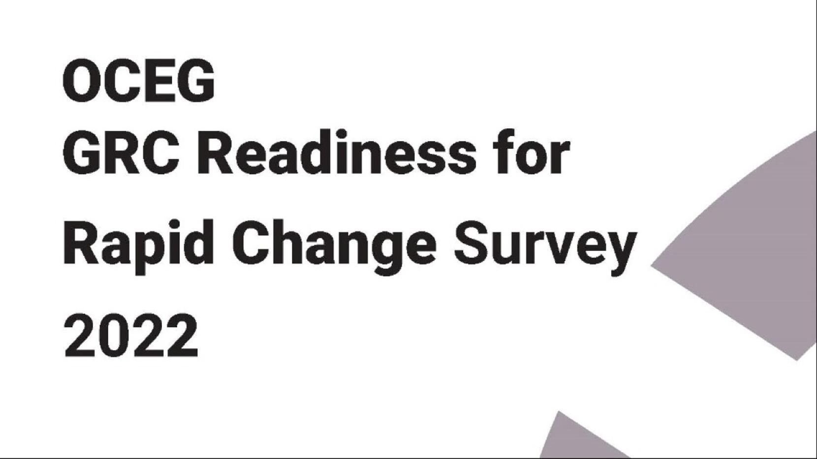 OCEG Research: GRC Readiness 2022 - OCEG