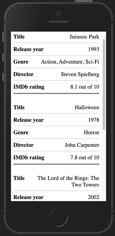Build a responsive accessible table — Adam Fenwick