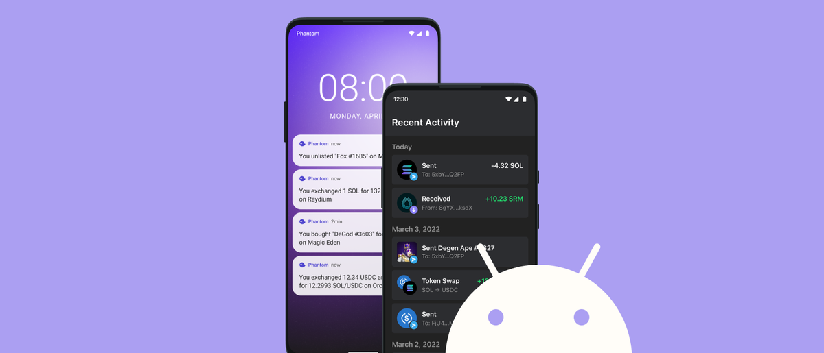 Phantom Launches on Android • Phantom