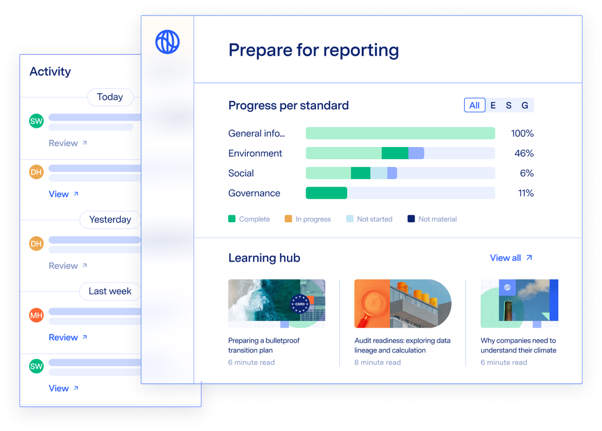 Watershed for CSRD: Intelligent software for CSRD reporting and assurance