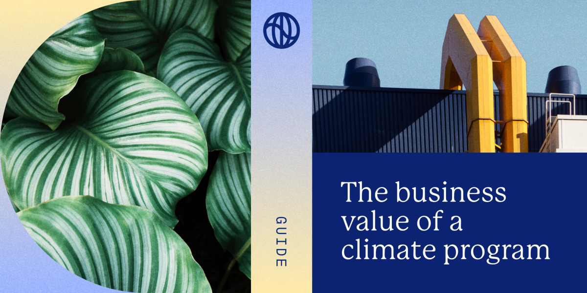 The business value of a climate program – Watershed