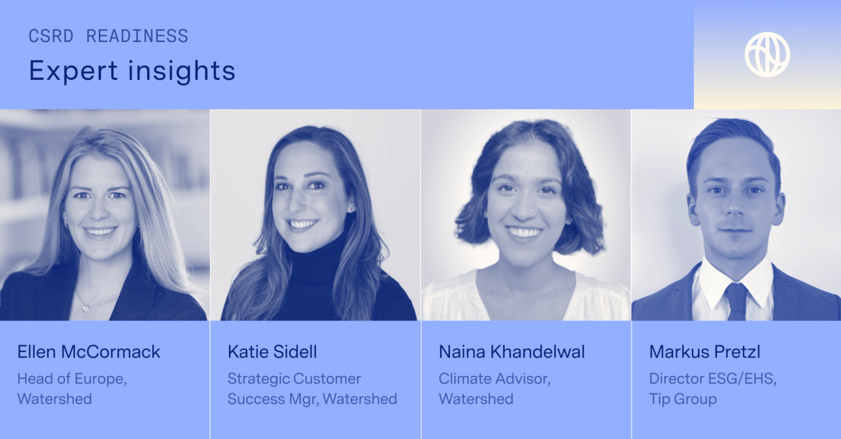 How to build a CSRD team: what every company should know – Watershed