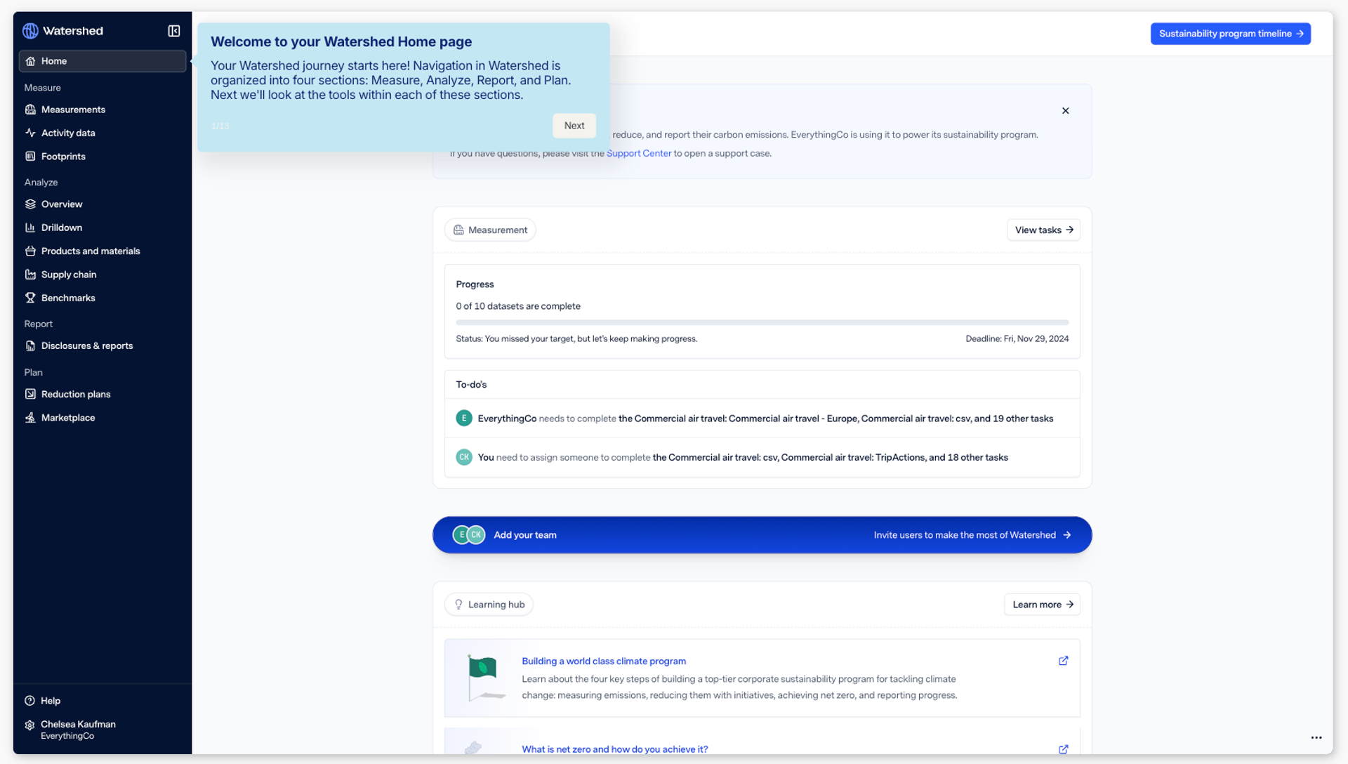 CSRD software for reporting and assurance – Watershed
