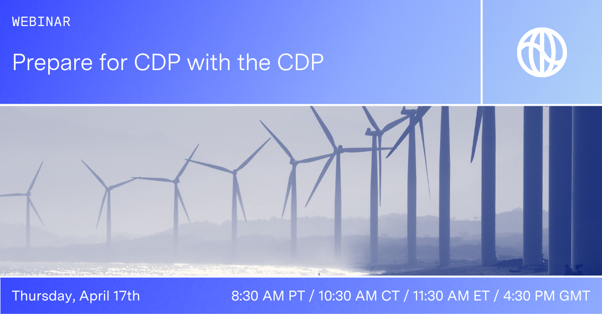 Watershed Event — How the CDP prepares for the CDP