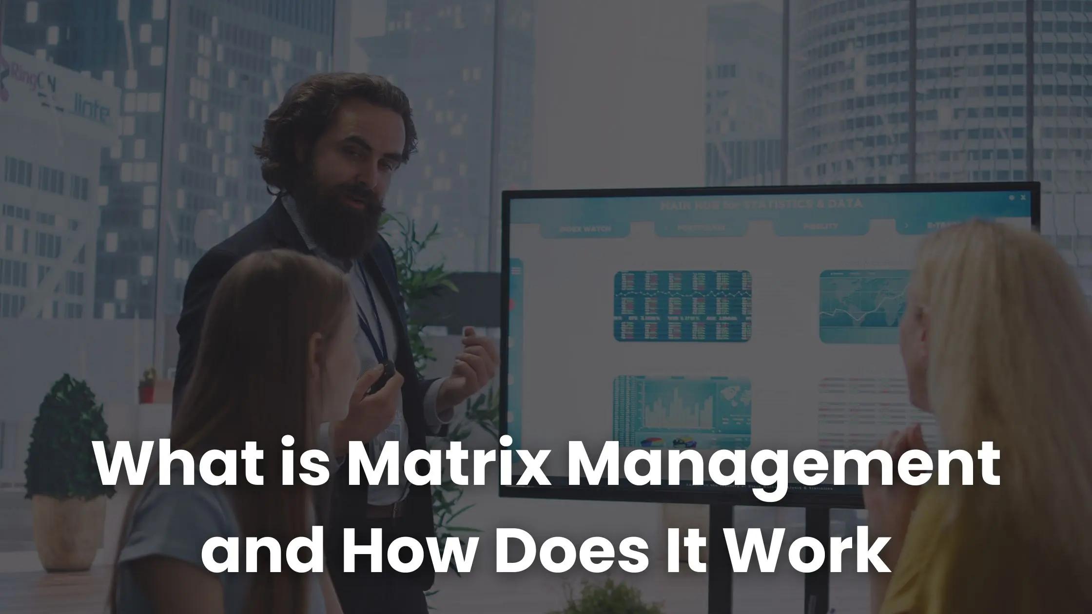 What is Matrix Management and How Does It Work | Coursebox AI