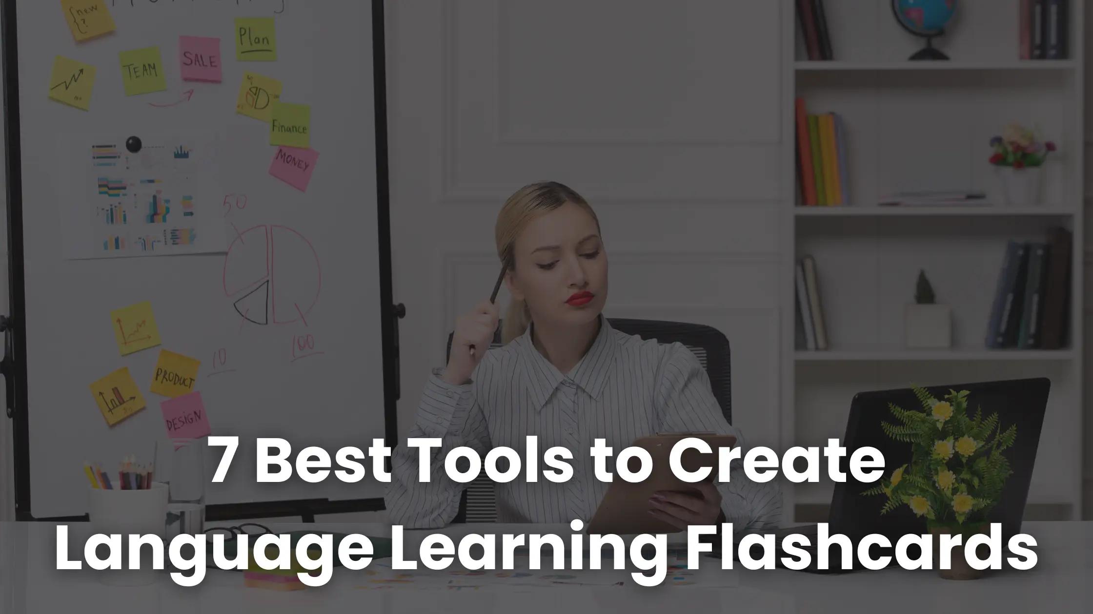 7 Best Tools to Create Language Learning Flashcards | Coursebox AI