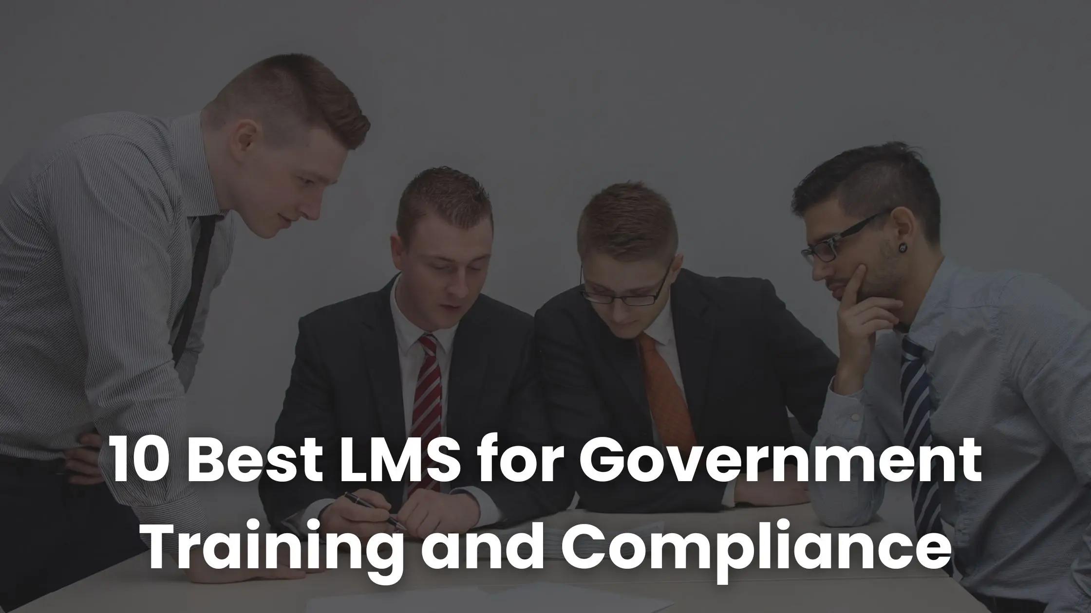 10 Best LMS for Government Training and Compliance | Coursebox AI