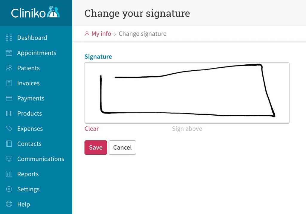 Automatically add practitioner signatures to letters! Automatically add practitioner signatures to letters!