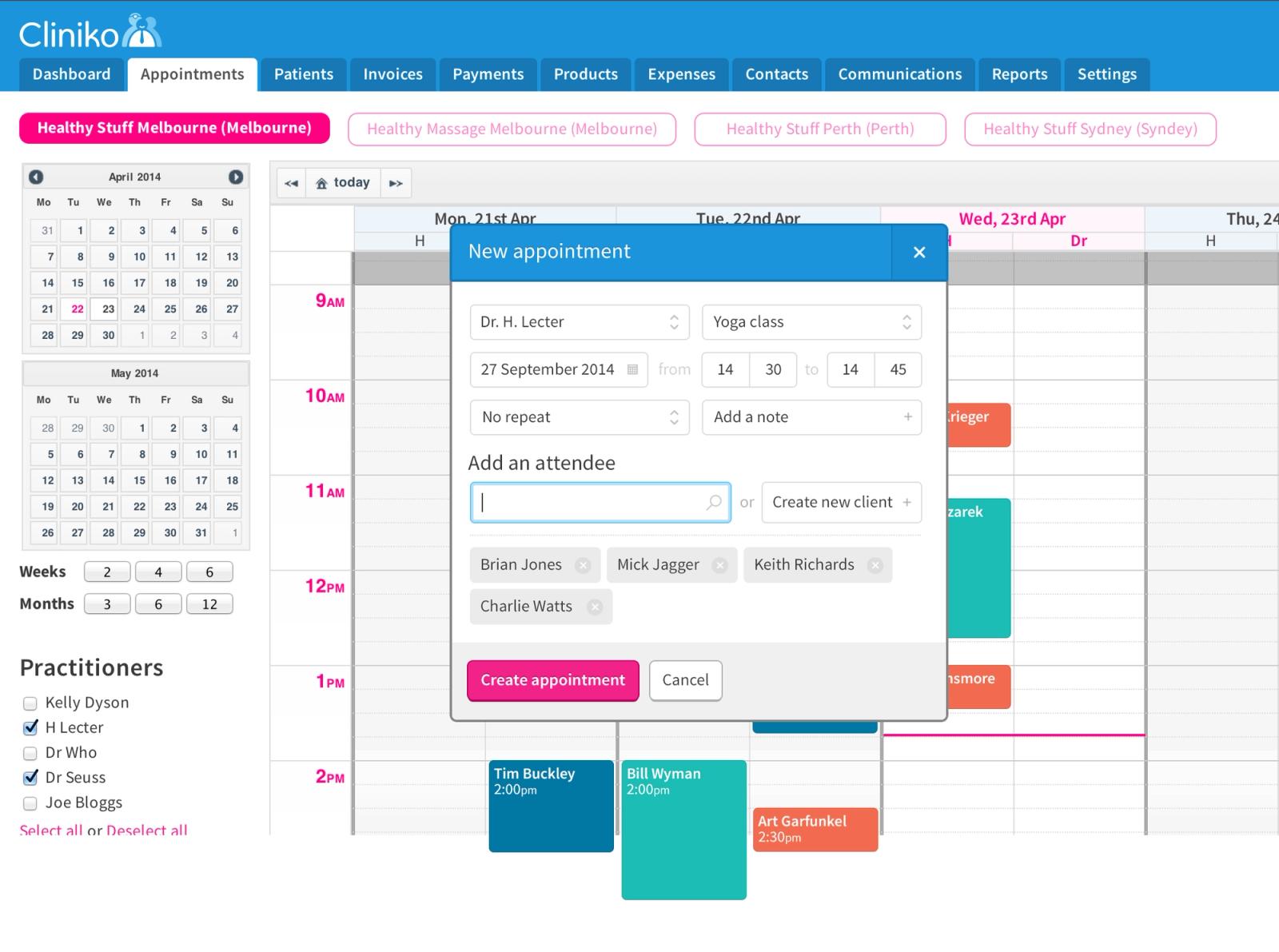 Redesigning the appointment