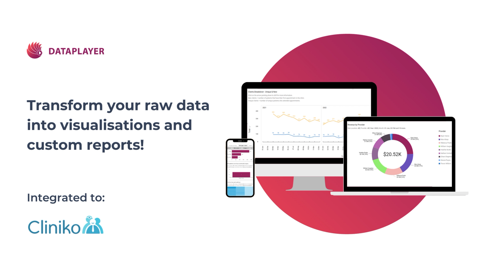 Dataplayer - A connected app for Cliniko