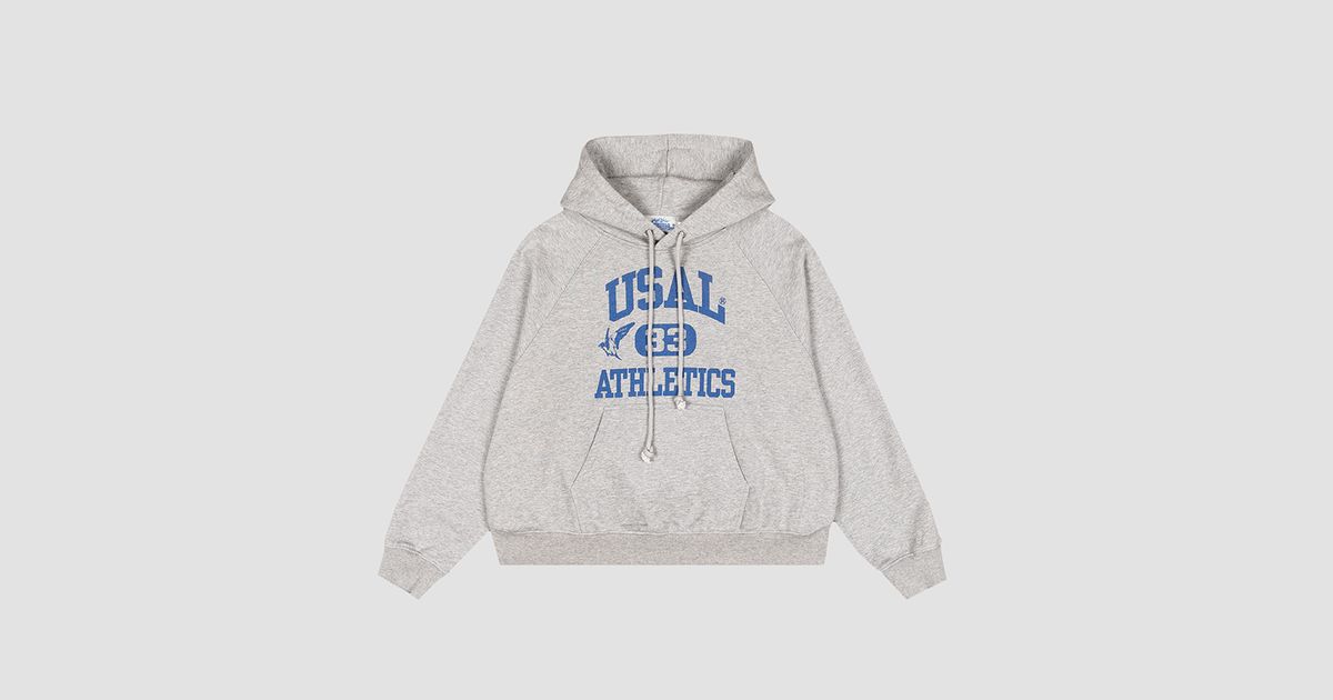 Usal Project | Athletics Hoodie – Heather Grey
