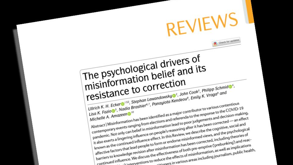 Why people believe misinformation and resist correction | TechPolicy.Press