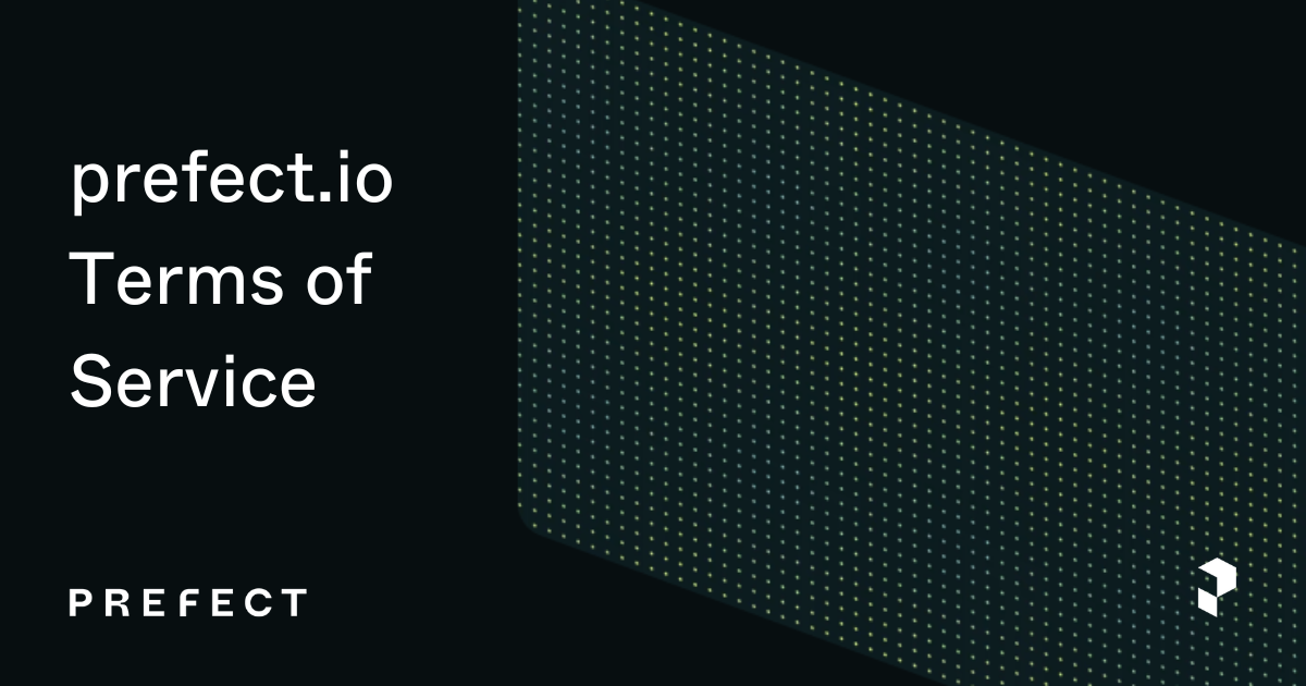 Website Terms of Service | Prefect