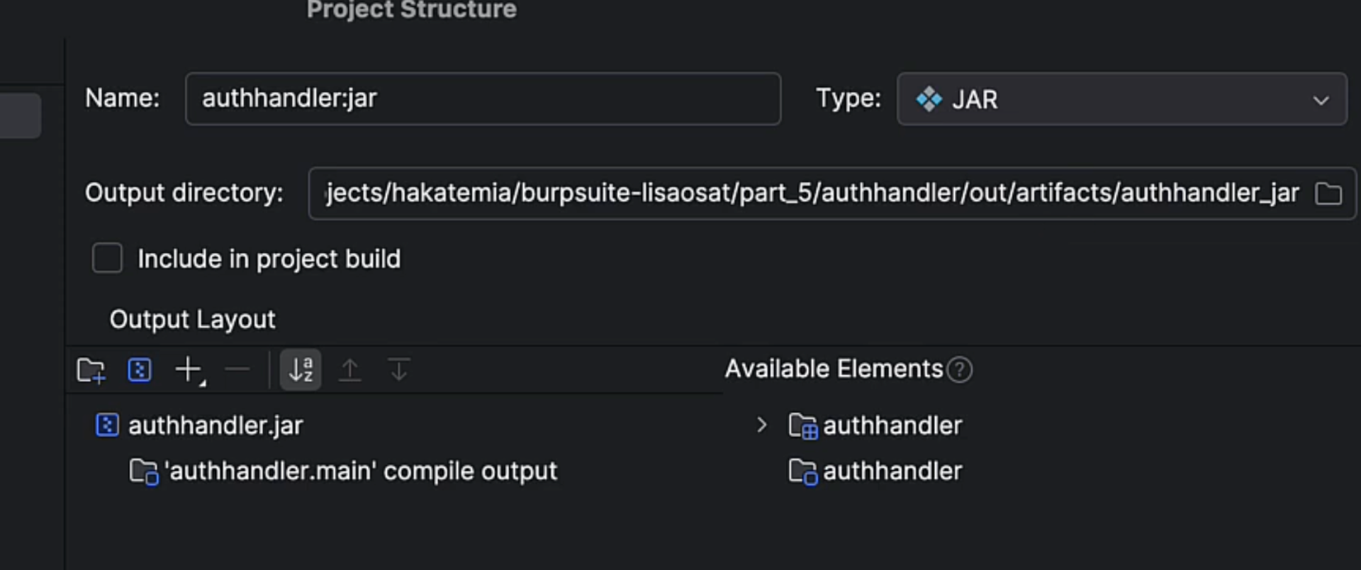 IntelliJ - Setting up development environment (Montoya API + Java)