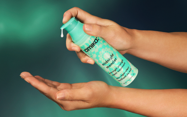 meet NEW midnight mender overnight repair treatment | amika