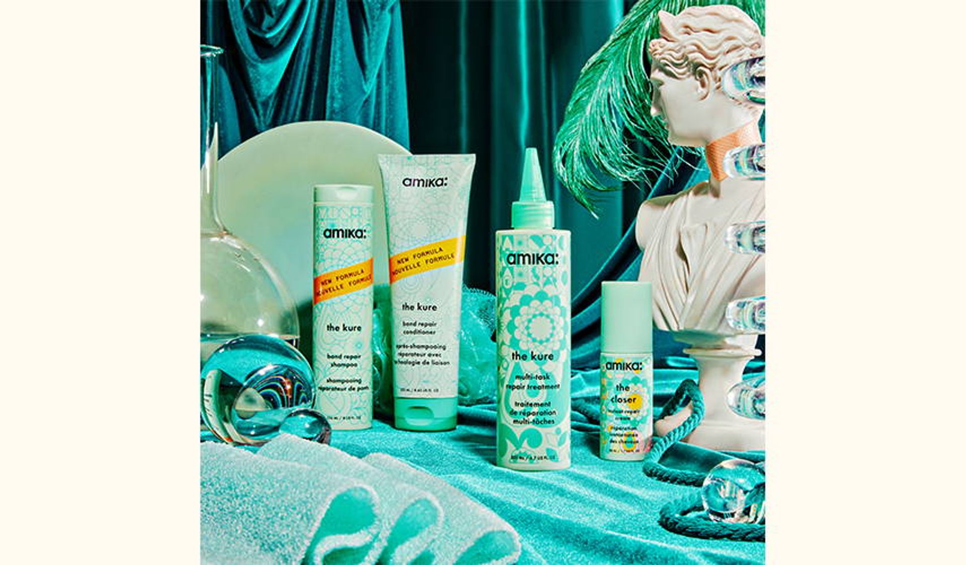 the kure collection spotlight: how to fix damaged hair | amika