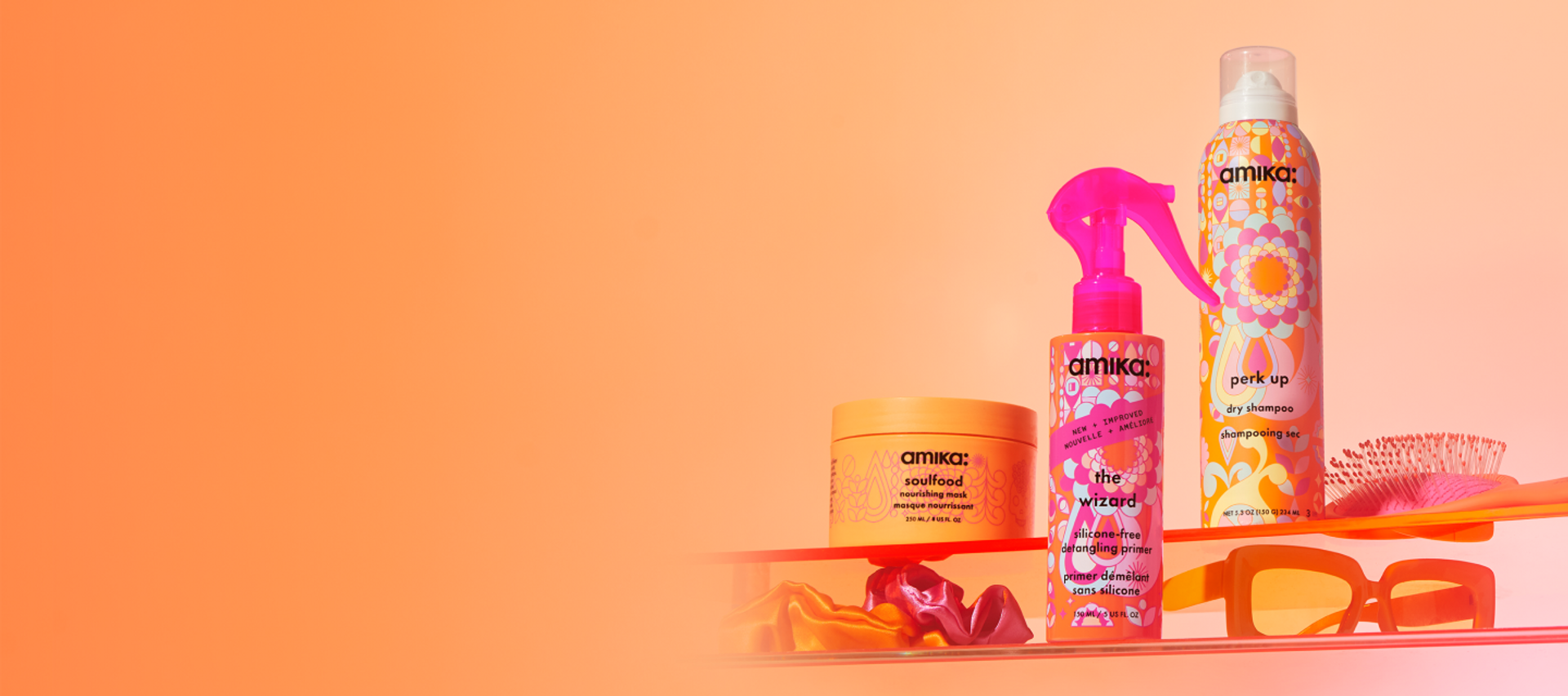 signature collection : nourishing hair essentials | amika