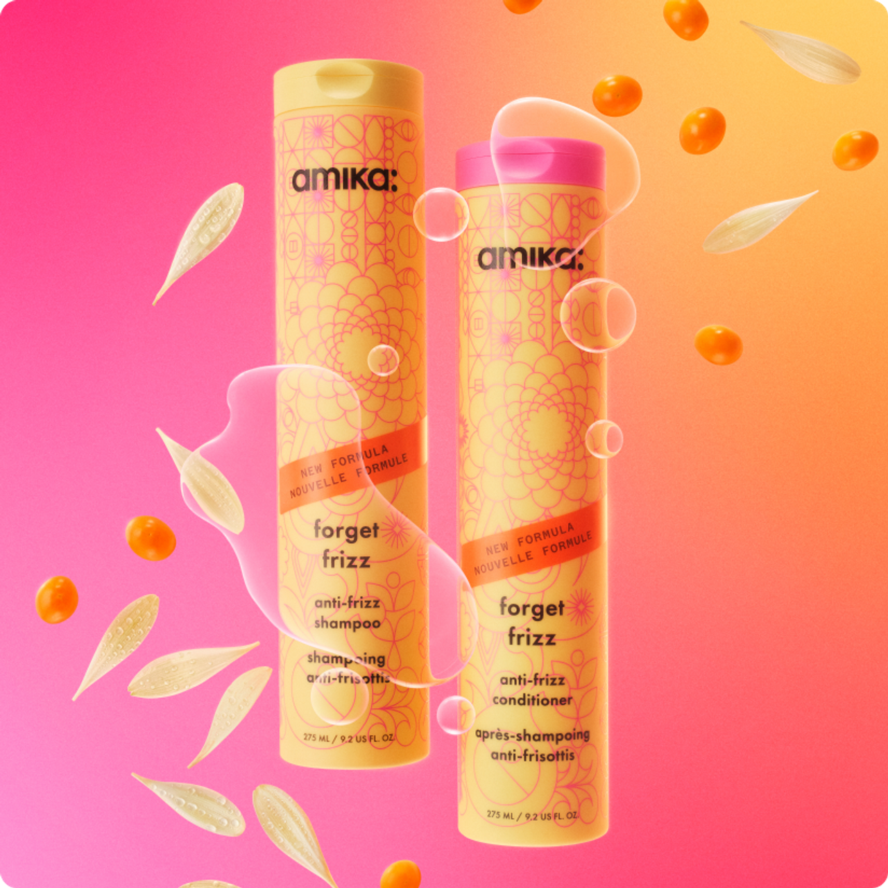 new anti-frizz smoothing routine: frizz control shampoo, conditioner ...