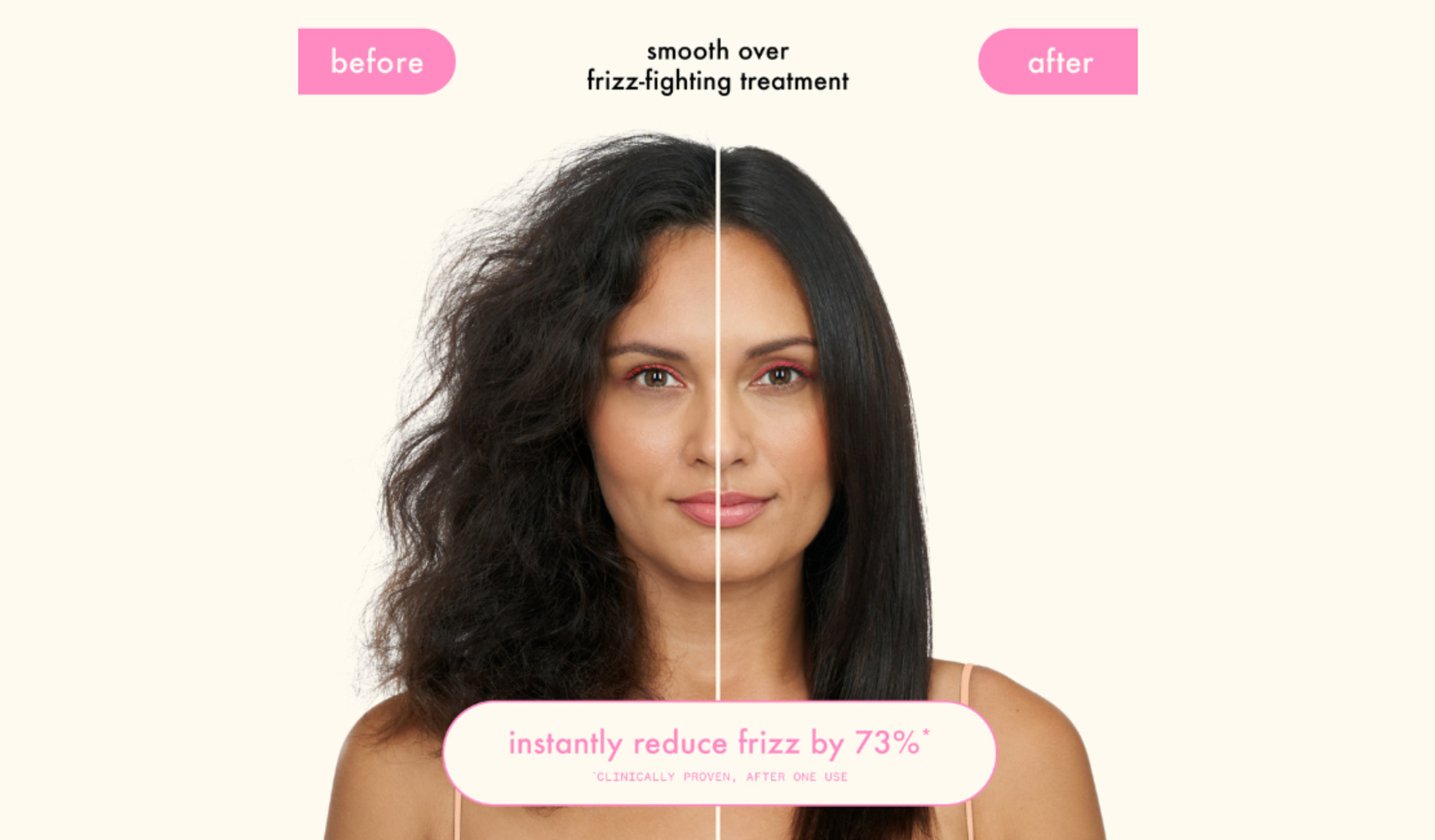 meet NEW smooth over frizz-fighting treatment | amika