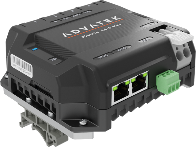 PixLite® A4-S Mk3 professional LED pixel controller - Advatek