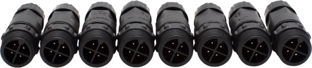 Male Field Installable Connector (8 pcs) - Advatek