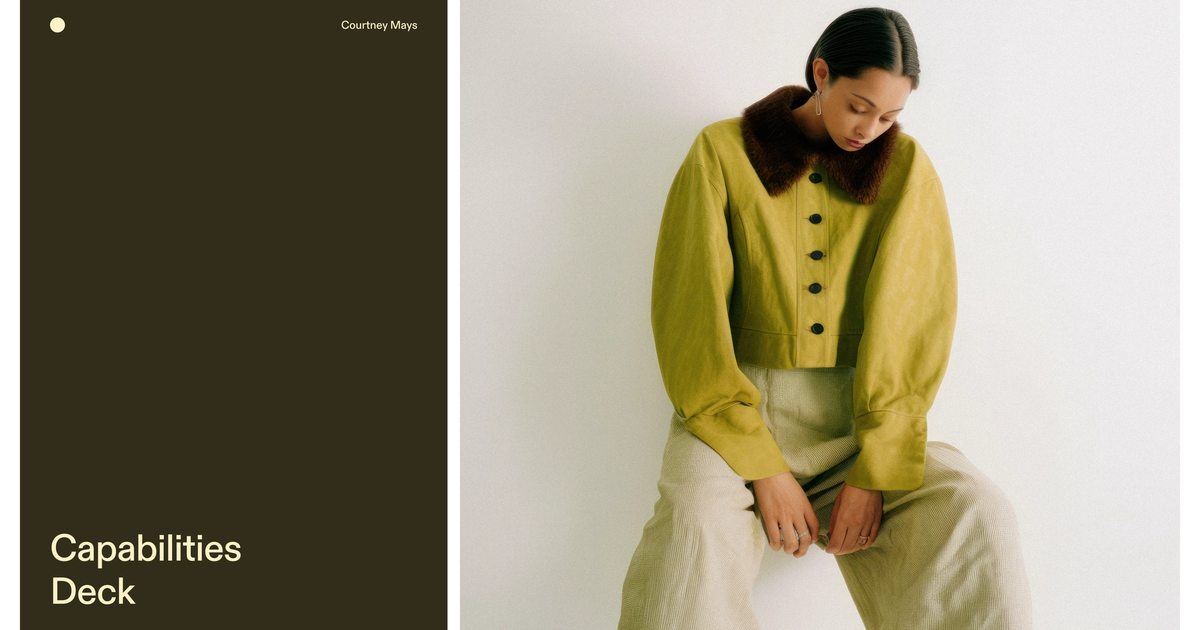 How to Create a Capabilities Deck