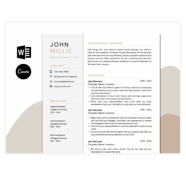 Free Resume Templates