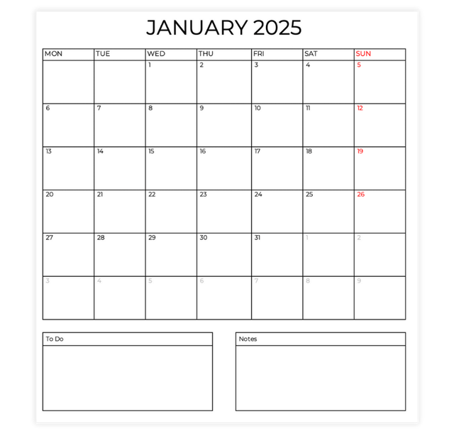 Free Calendar Templates 2025 - Printable Monthly & Yearly Calendars ...