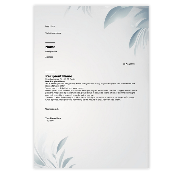 Free Letter Templates