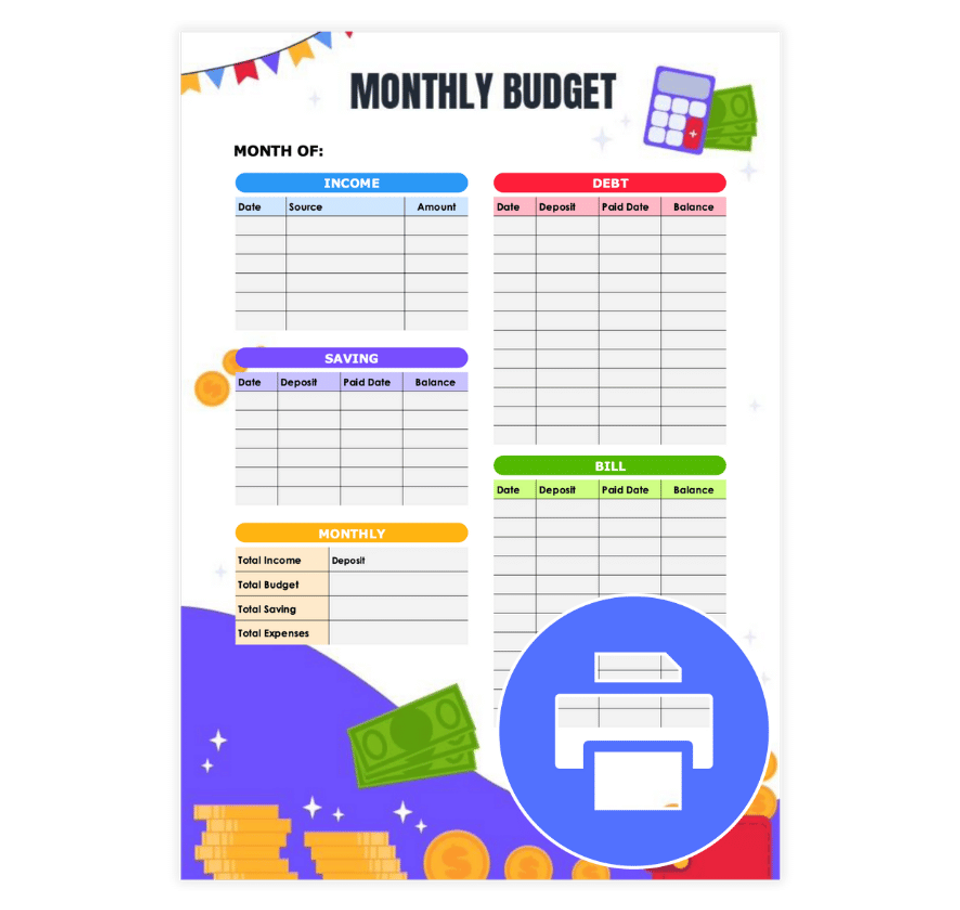 Free Budget Templates | Manage Your Finances