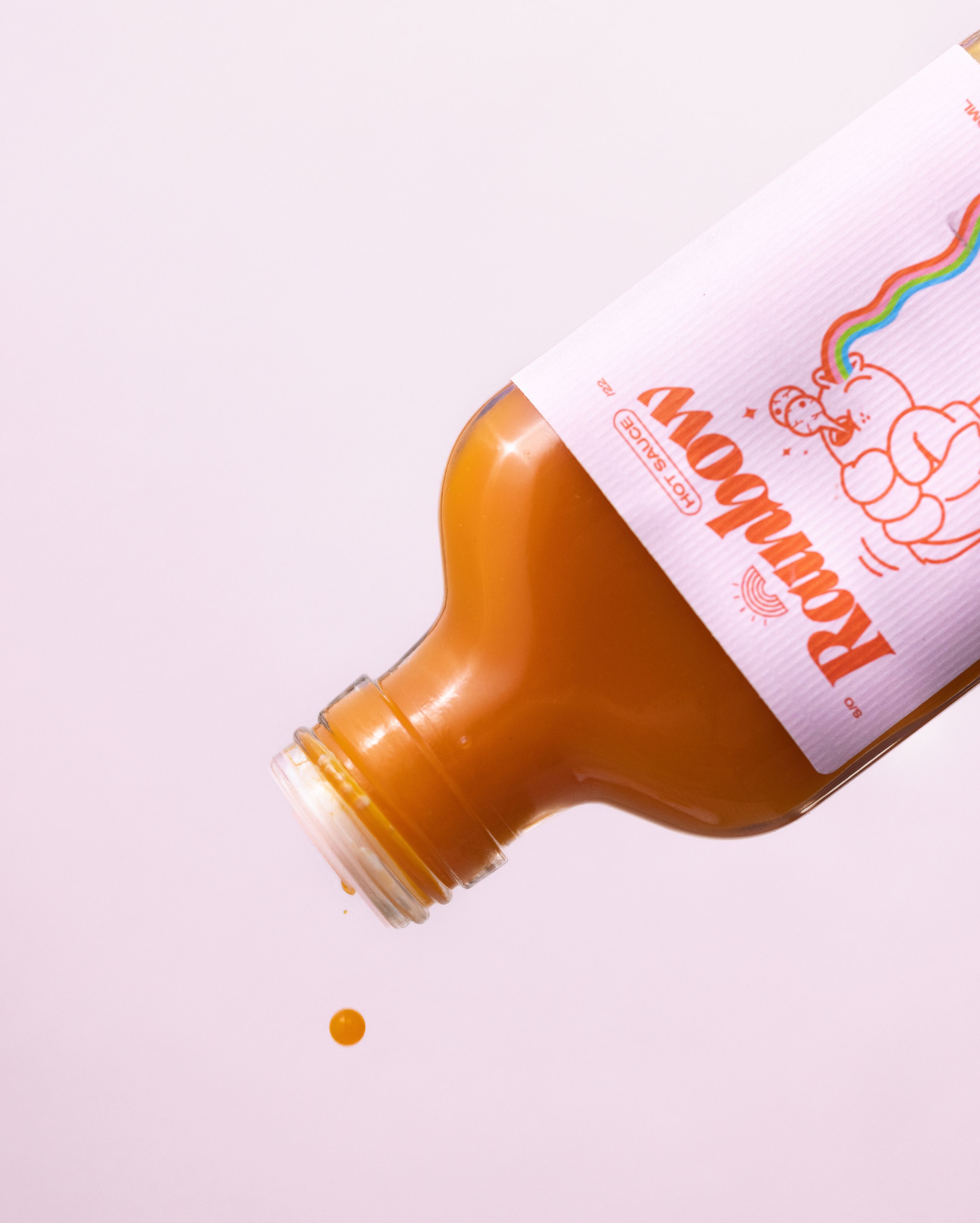 Création d'identité pour Rainbow Hot Sauce — Heyday Studio