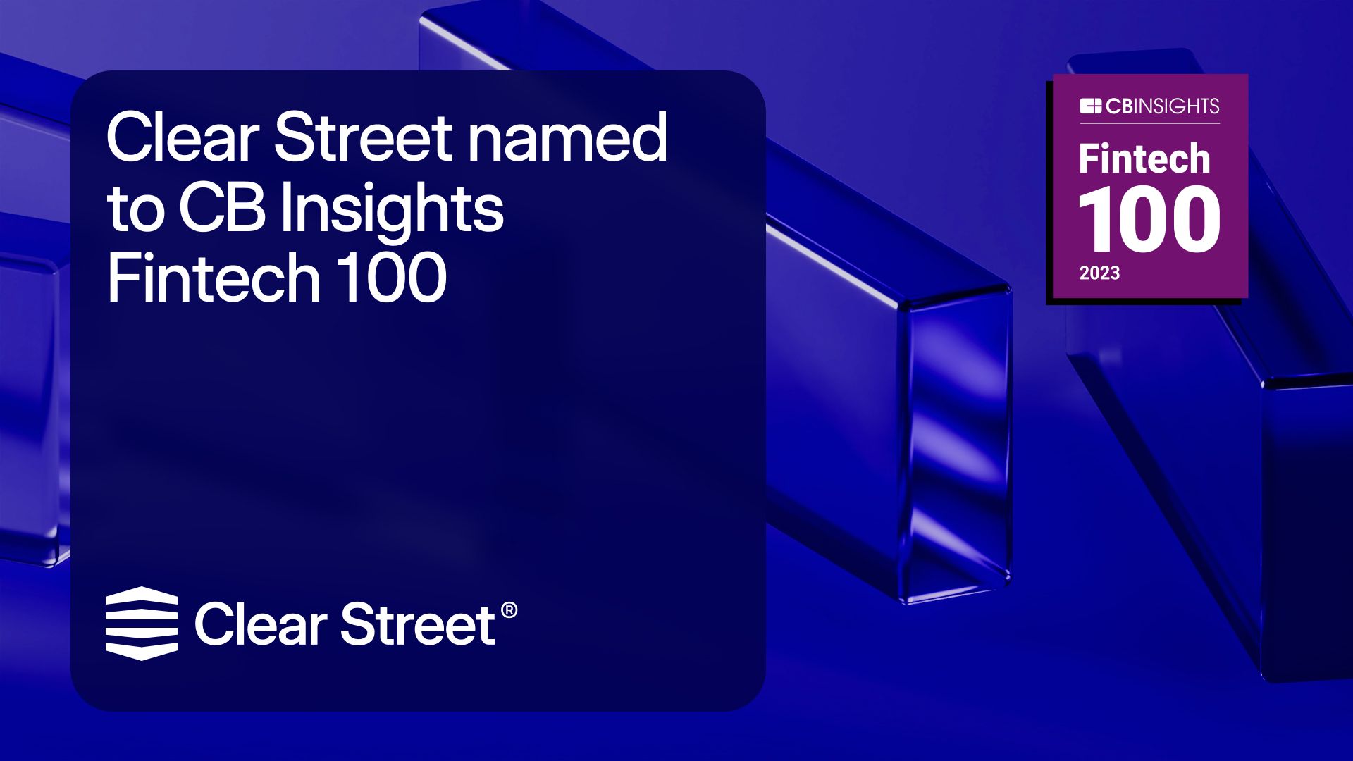Clear Street named to CB Insights Fintech 100 | Clear Street ...