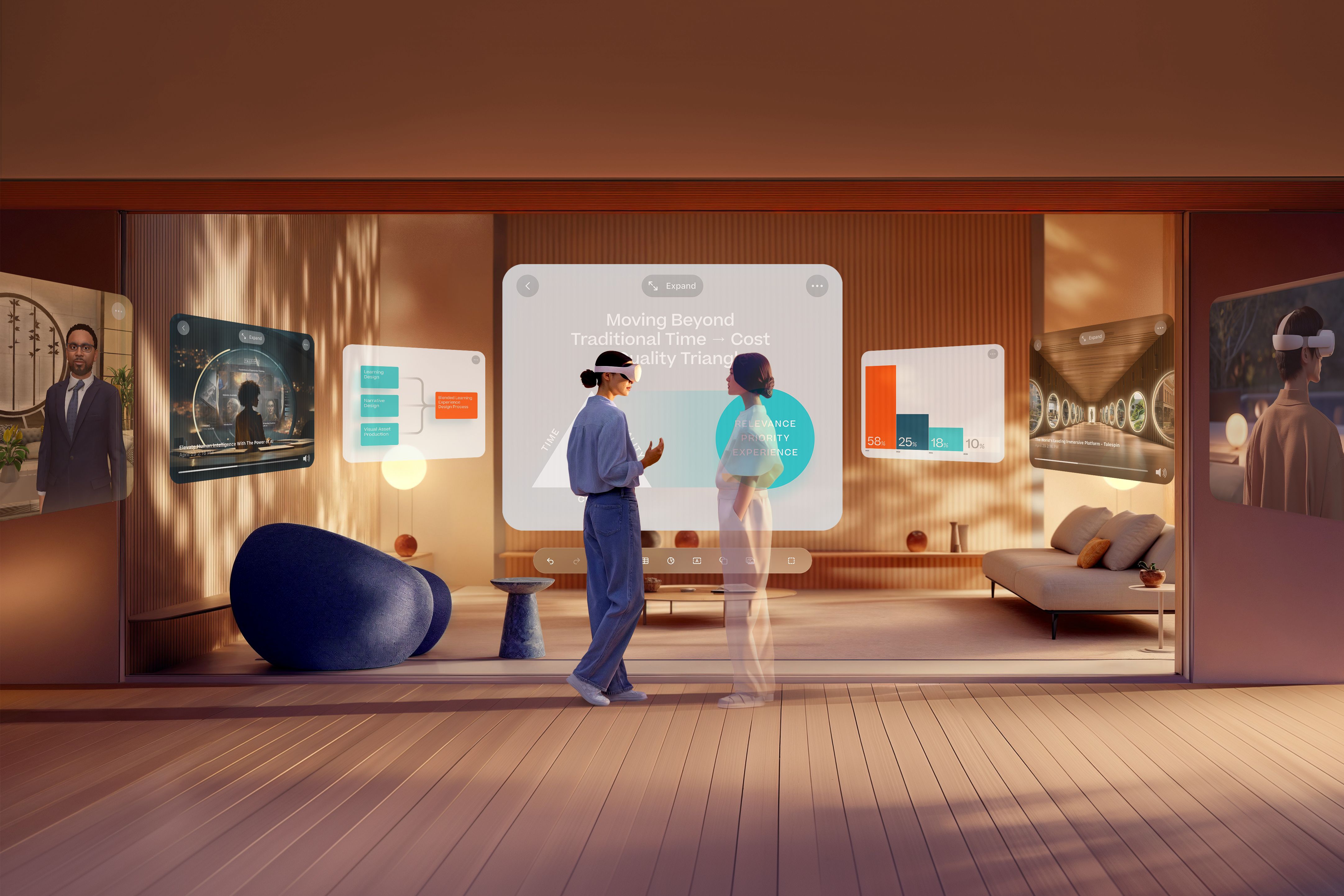 Immersive AI companion for VR role play learning | Cornerstone