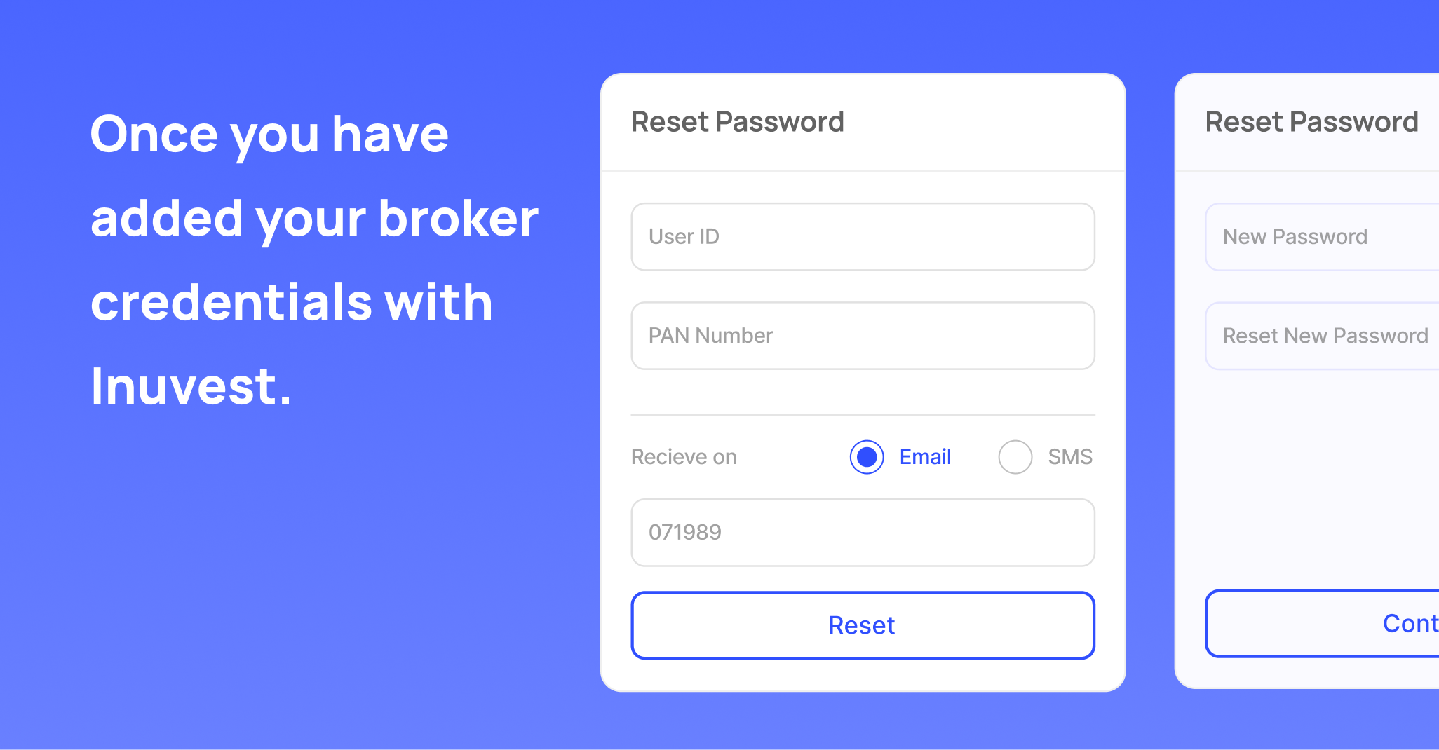Once you have added your broker credentials with Inuvest.